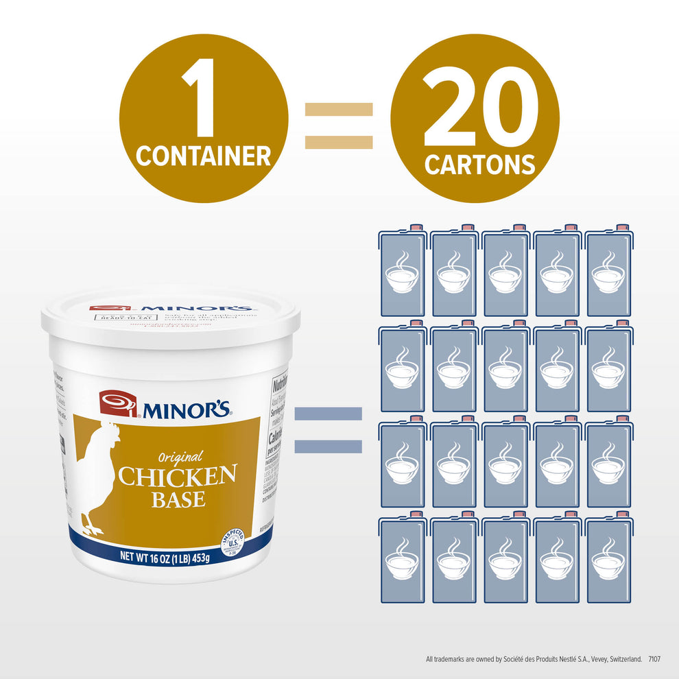 MINOR'S Chicken Base, No Added MSG – MINOR'S Food Service