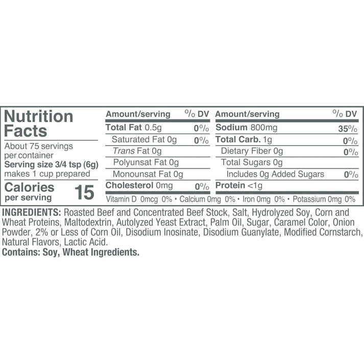 MINOR'S Beef Base, No Added MSG, 1 Lb Cup – MINOR'S Food Service