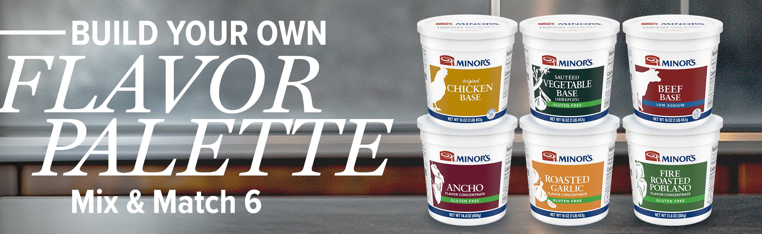Shop MINOR'S® Products | Premium Versatile Menu Flavors for Chefs ...